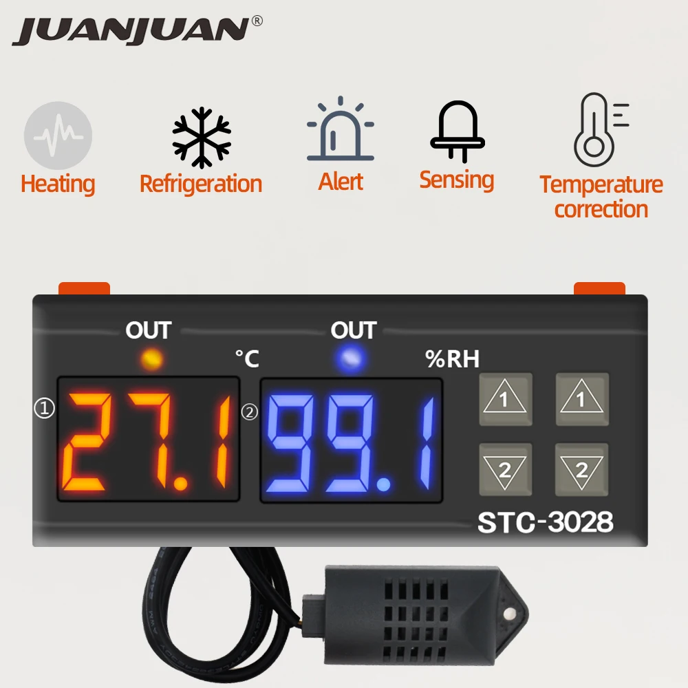 Stc-3028 Stc-3008 Wh8040 Digital Temperture&humidity Controller ...