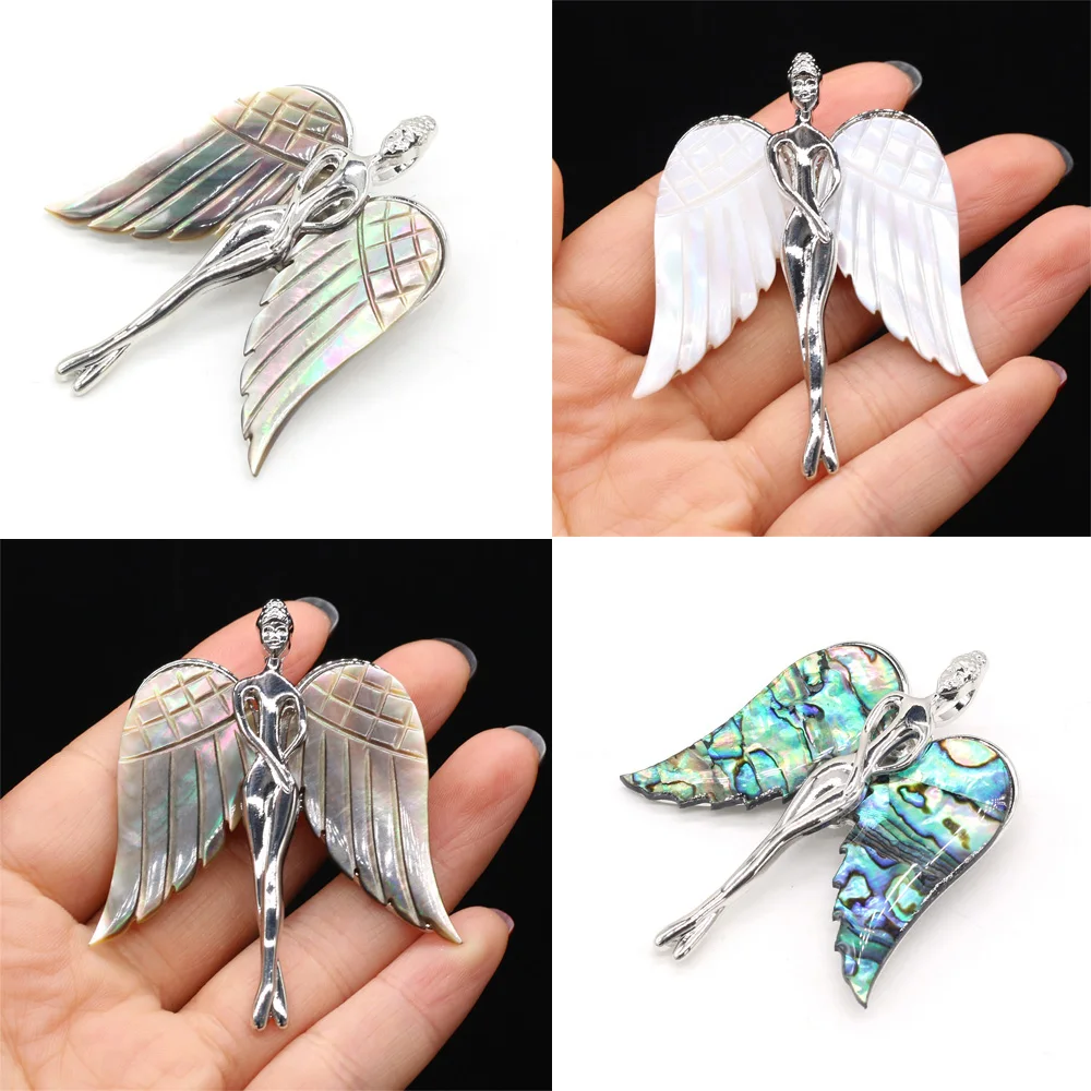 Charm-Angel-Lady-Brooches-Silver-Color-Alloy-Angel-Brooches-Metal-Pins ...