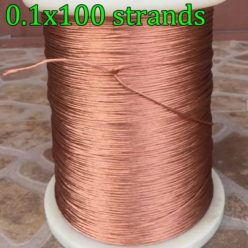Cltgxdd 0.1X100 Strand Of Light Stranded Wire Bundle Stranded Wire Copper Wire Litz Wire Multi ...