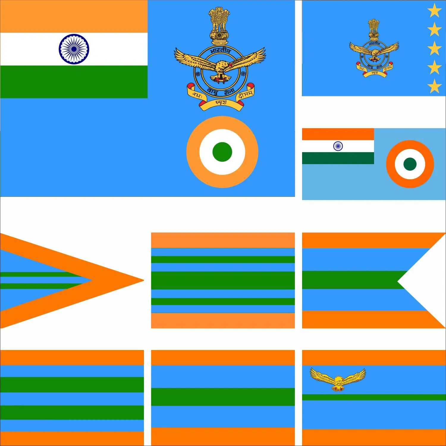 Indian Air Force Flag