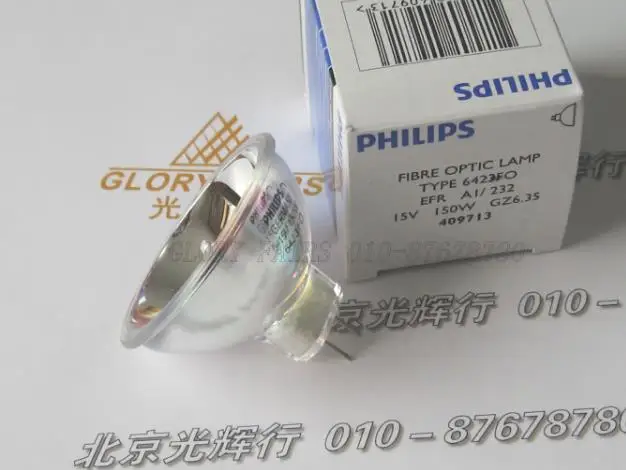 Bombilla PH 6423 FO 15V 150W GZ6.35, 6423FO EFR 15V150W A1/232 409713 ...