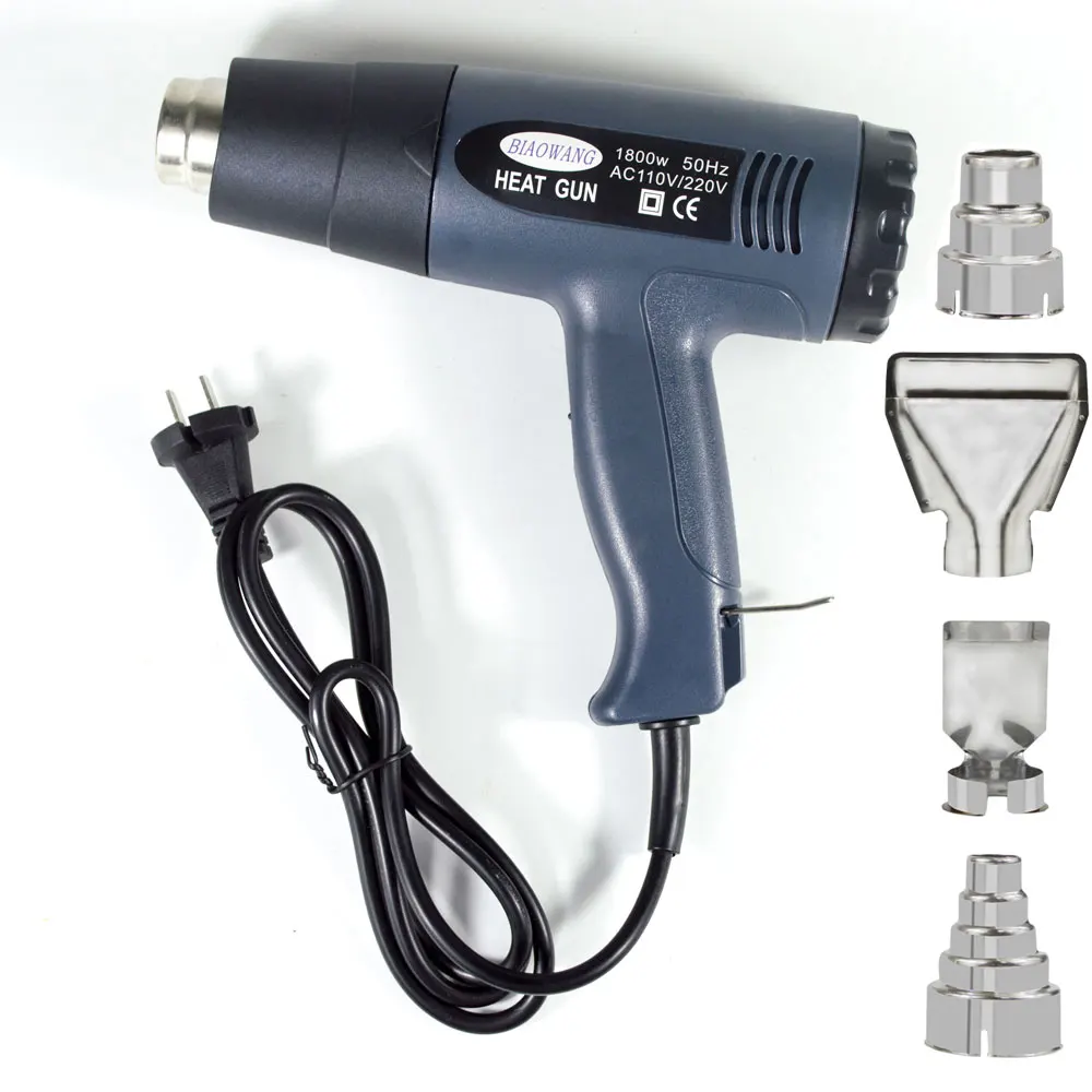 Hot heating gun for wrapping 1800W hair Dryer for heat shrinkage ...