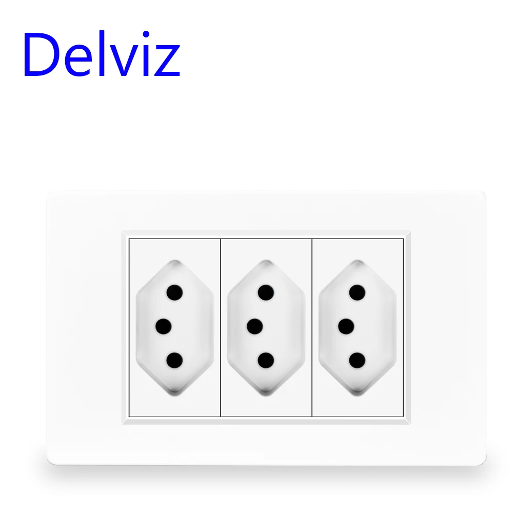 Delviz brasil tomada padrão, com portas usb tomada de parede, chama ...
