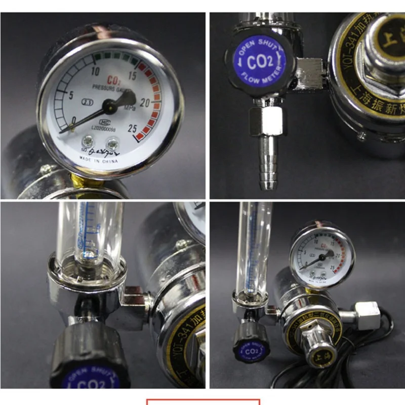 Pressure Regulator Pressure reducer CO2 Carbon dioxide heated pressure ...