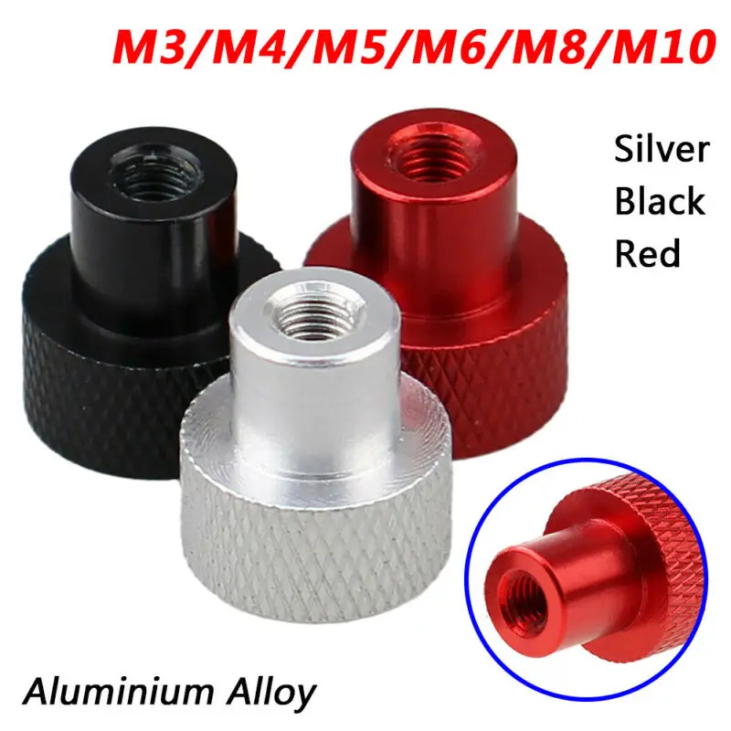 M3-M4-M5-M6-M8-M10-Blind-Hole-Hand-Nut-Aluminum-Alloy-Knurled-Step-Nut ...