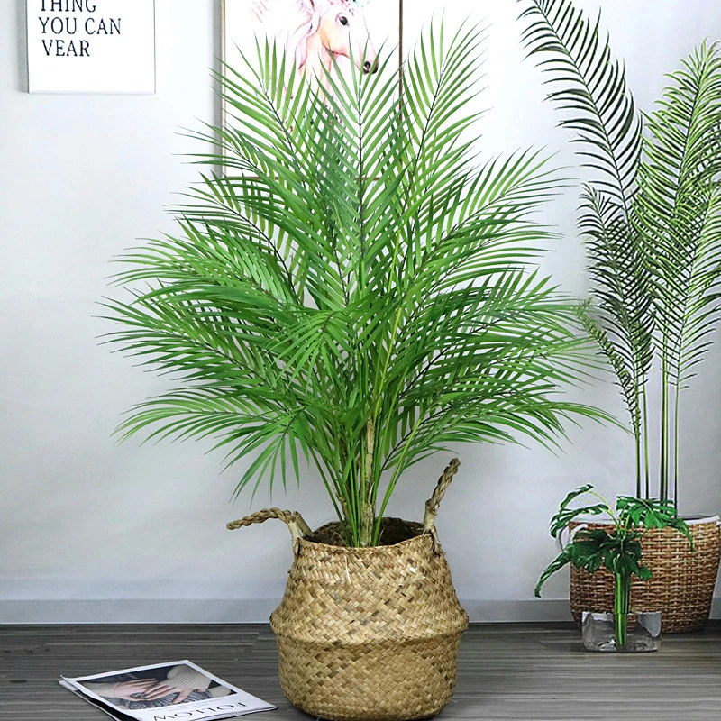 70 125Cm Grote Kunstmatige Palm Boom Nep Planten Fern Leaf Plastic Tak ...