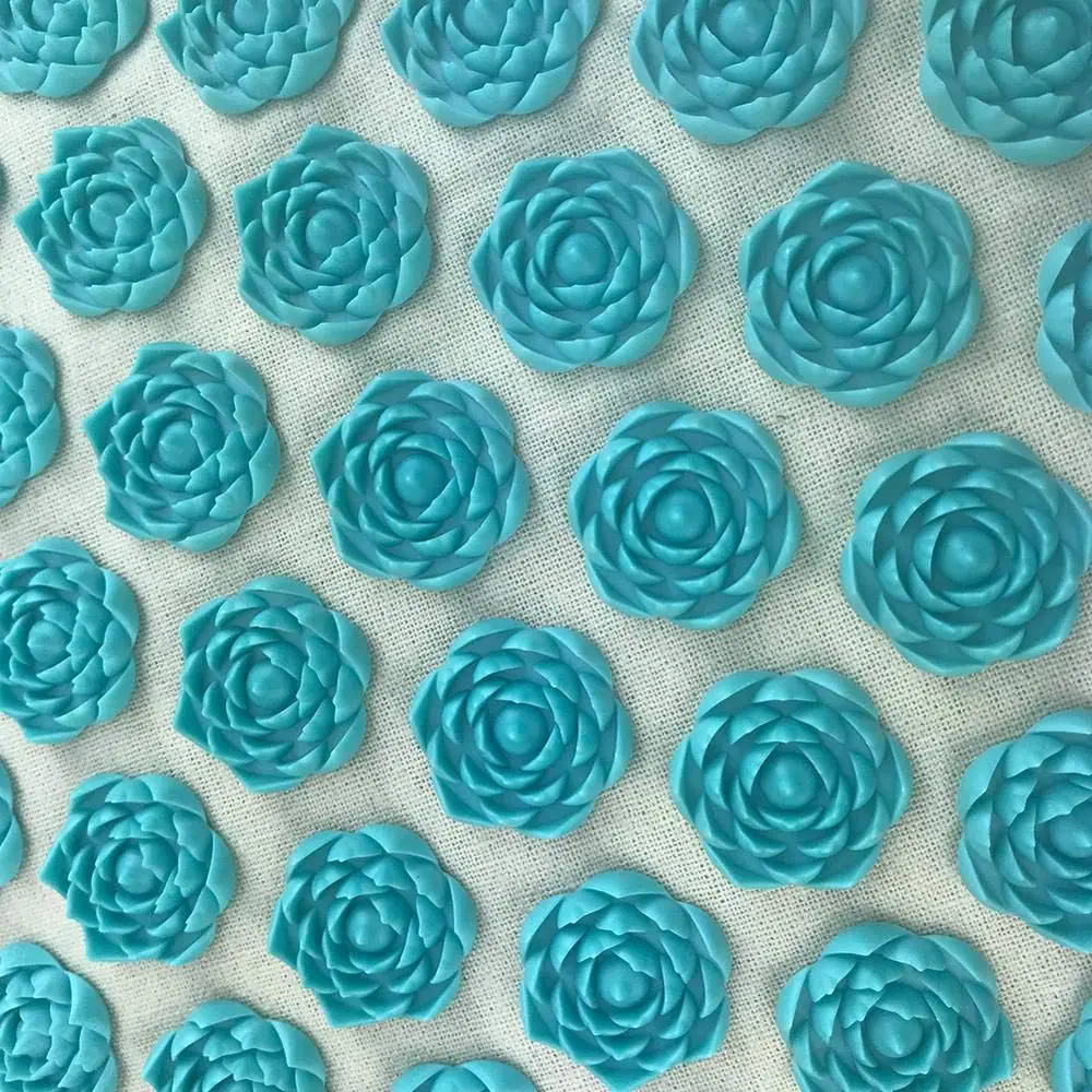 Natural Organic Linen Cotton Acupuncture Mat Lotus Spike Massage Pad ...