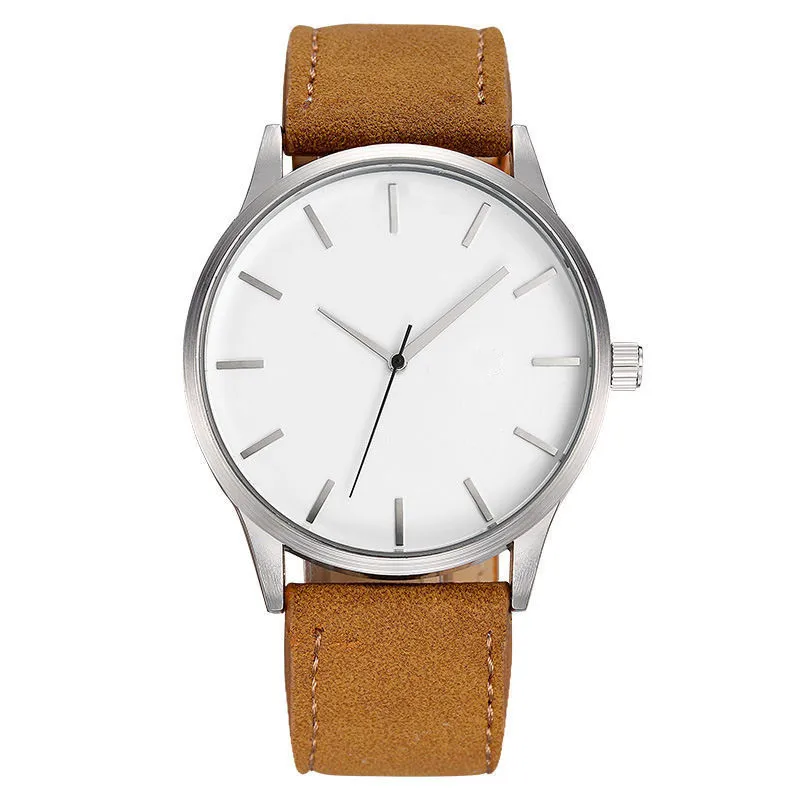 No-Logo-Men-Watches-Leather-Band-Quartz-Wristwatches-Men-Sports-Watches ...