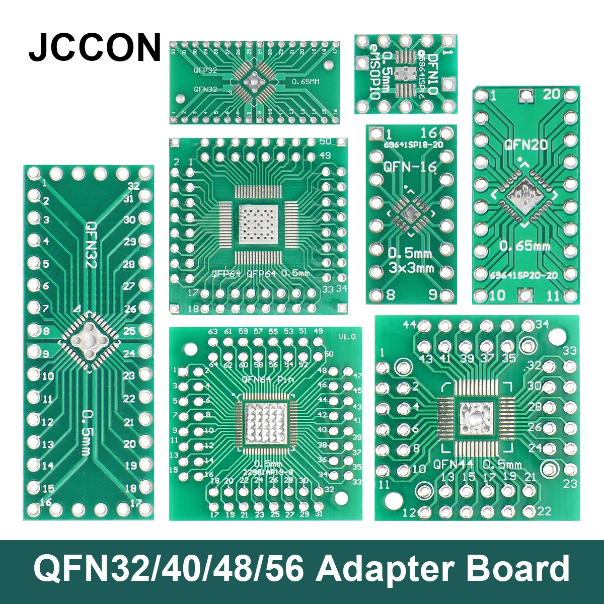 10Pcs-QFN10-QFN16-QFN20-QFN32-QFN44-QFN56-QFN64-QFN-0-5mm-0-65mm.jpg