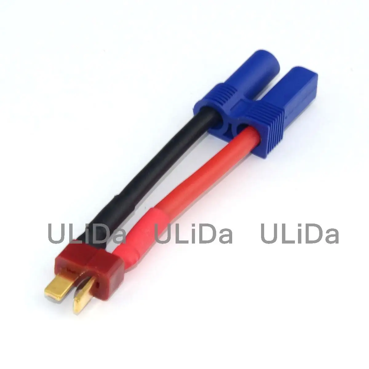 Conector adaptador ec5 fêmea para plugue t macho (estilo deans)/fio 12awg para rc|ec5 connector ...