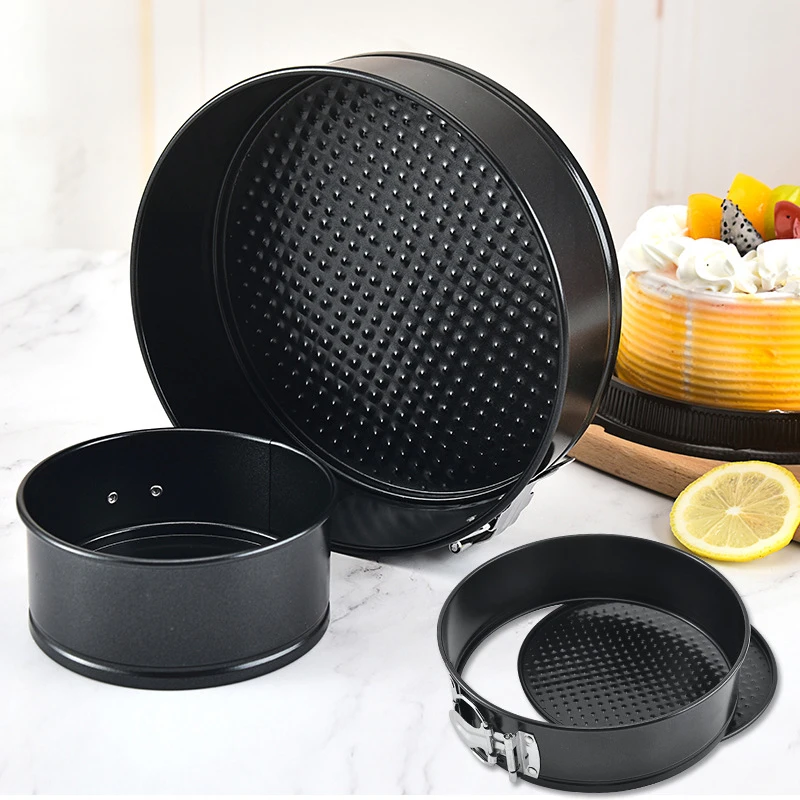 4-7-9Inch-Carbon-Steel-Cakes-Molds-Black-Metal-Bake-Mould-Round-Cake ...
