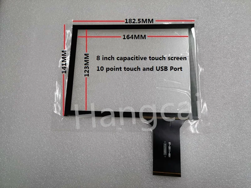 New-8-inch-capacitive-touch-screen-182-141-mm-tempered-glass-G-G ...