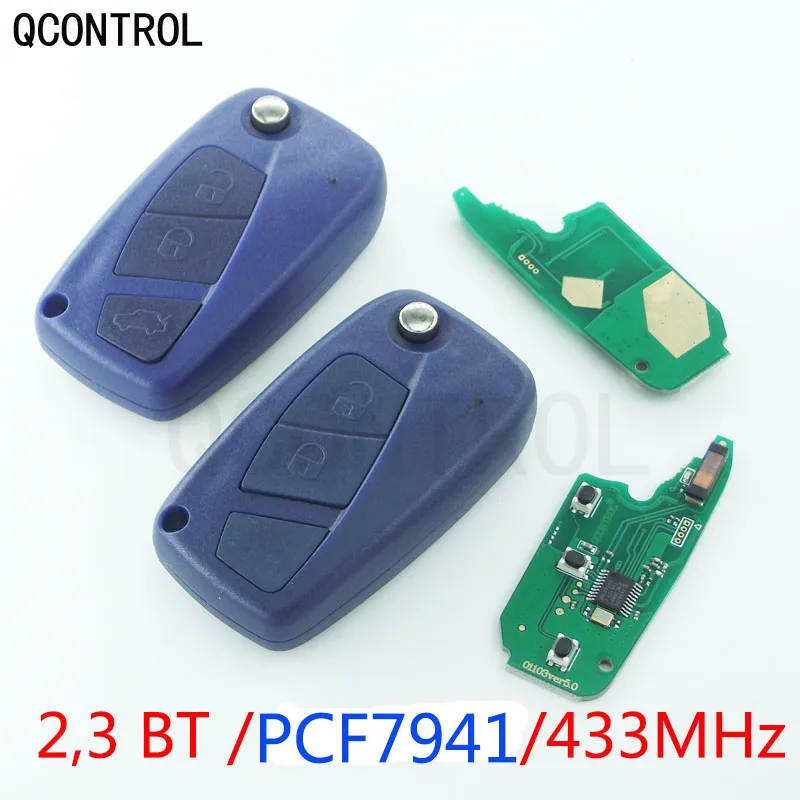 Qcontrol Id46/7941 Special Flip Remote Key For Fiat Panda 2003 2004 ...