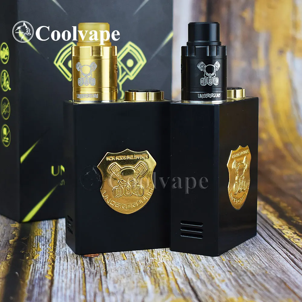 WOLF COOLVAPE Underground Series Box Mod Kit E-Cigarette Mechanical Box ...