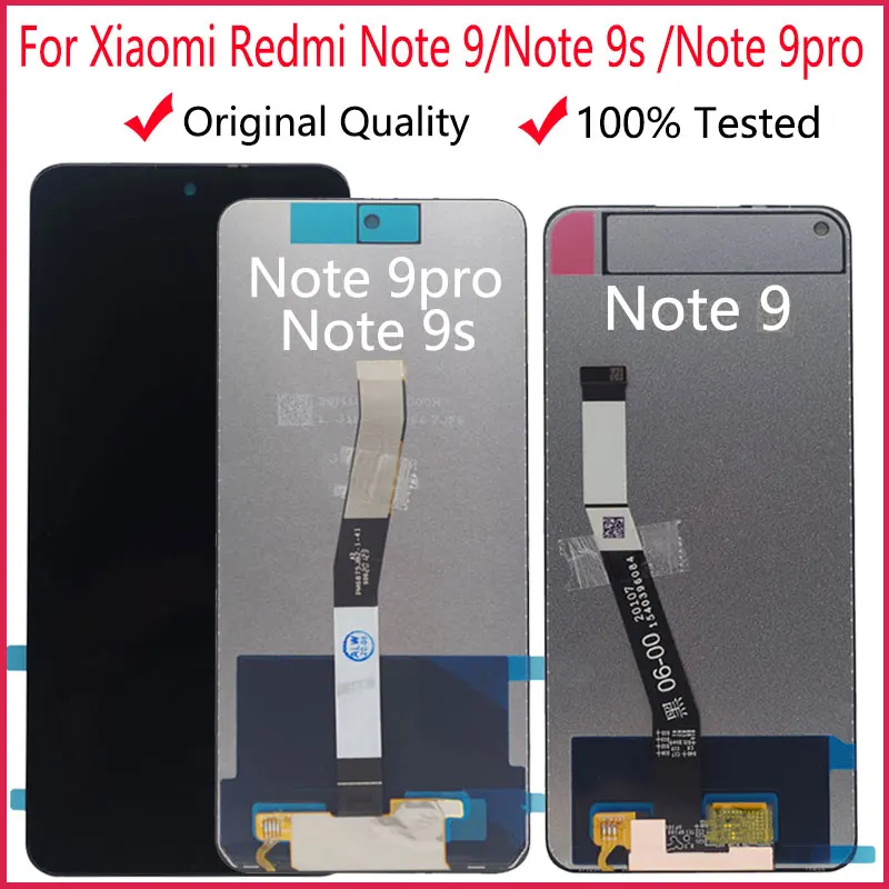 Original Display For Xiaomi Redmi Note 9 LCD Touch Screen Digitizer ...