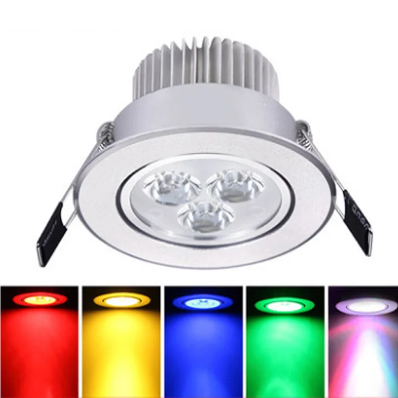 Rgb Led Downlight 220v Spot | Downlight Led Recessed Rgb | Aluminum Led ...