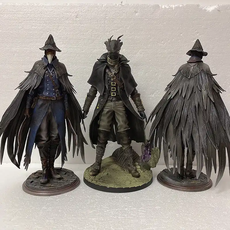 Bloodborne Figure The Old Hunter Sickle Action Figure Eileen The Crow ...