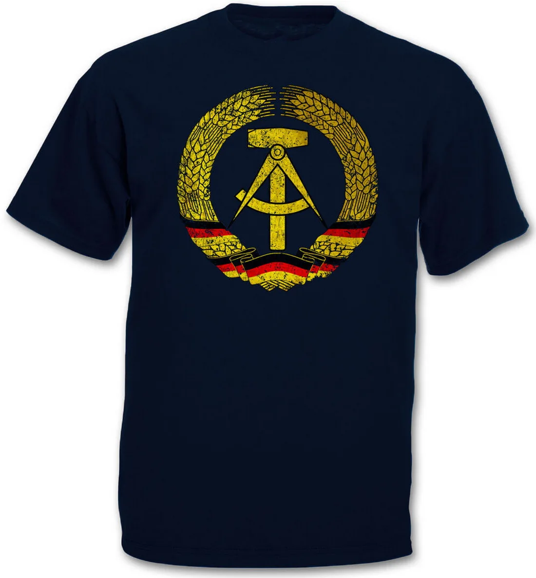 DDR SYMBOL Tops T T Shirt Flagge Hammer Nationalsozialismus Kommunismus ...