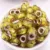 10pcs Rondelle Glitter Round Big Hole Murano Resin Beads Spacer Fit ...