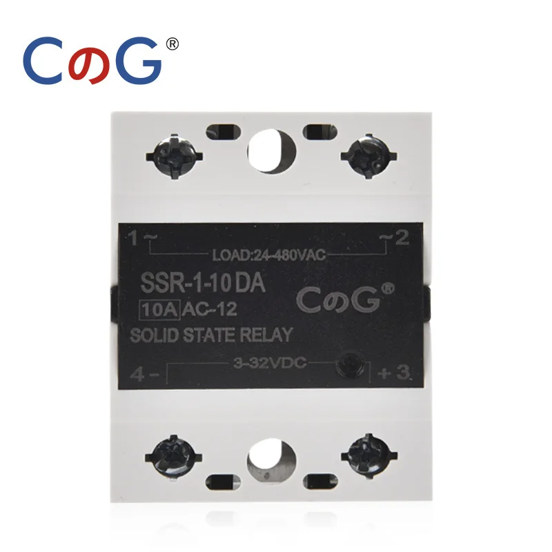 CG Solid State Relay 10A 25A 40A DA Single Phase DC To AC Heat Sink For ...