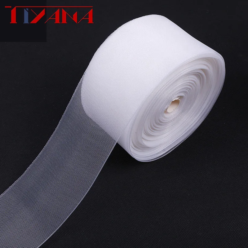 Tiyana Transparent Curtain Tape Border Pleat Trim Tape Ribbon Lace ...