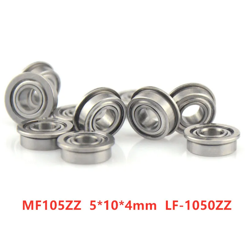 Flanged Mf105zz Bearing | 10 Flange Ball Bearing | Flange Miniature Bearing - 5*10*4 mm flange ...