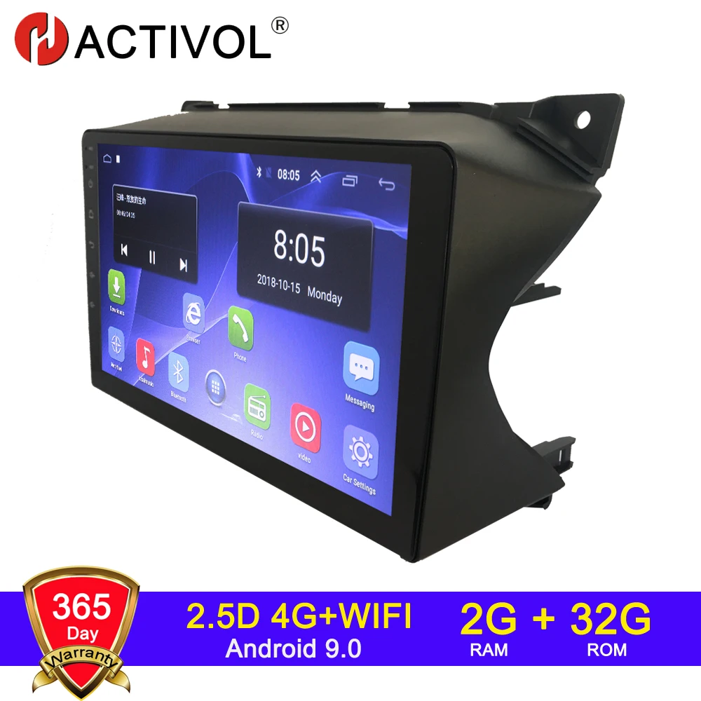 HACTIVOL 2G+32G Android 10 Car Radio stereo for Suzuki Alto 2009 2013 ...