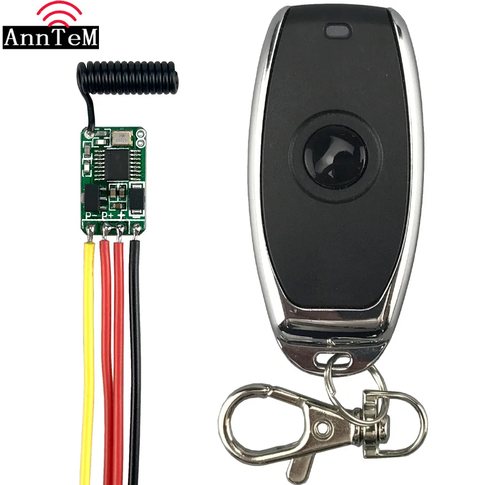 433mhz-RF-3-7V-4-5v-6v12V-small-size-Wireless-Remote-Control-Switch ...