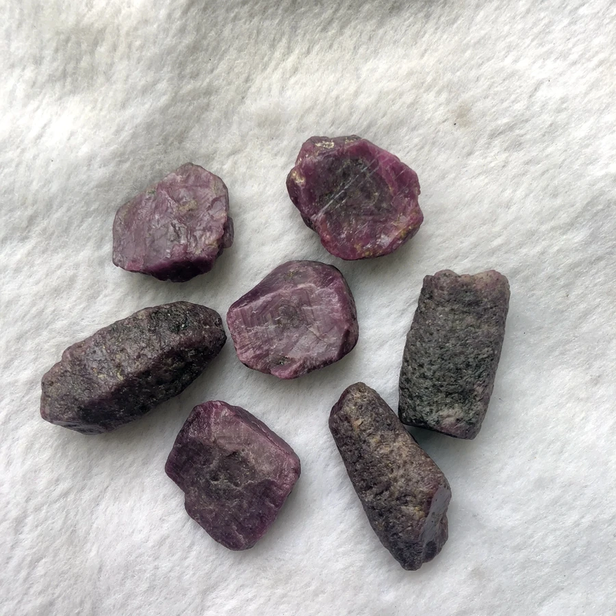 PANGEM-1Pcs Natural Genuine Ruby,Raw Rubin Gem Healing Gem Stone ...