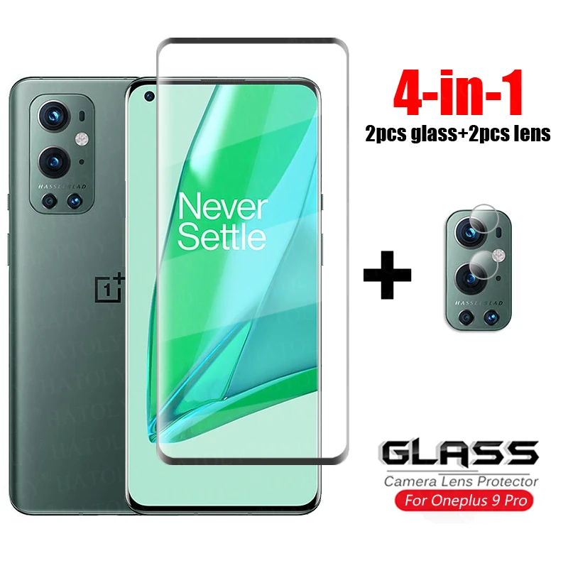 For Glass Oneplus 9 Pro Tempered Glass 3D Full Curved Cover Glass One ...