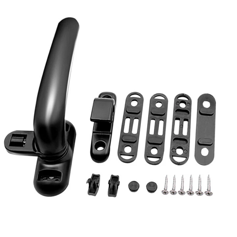 Aluminum alloy casement window handle latches plastic steel push open ...