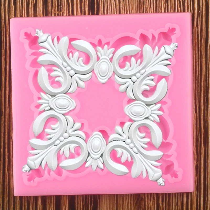 3D-Bloem-Kant-Siliconen-Mallen-Scroll-Relief-Fondant-Mould-Cake ...