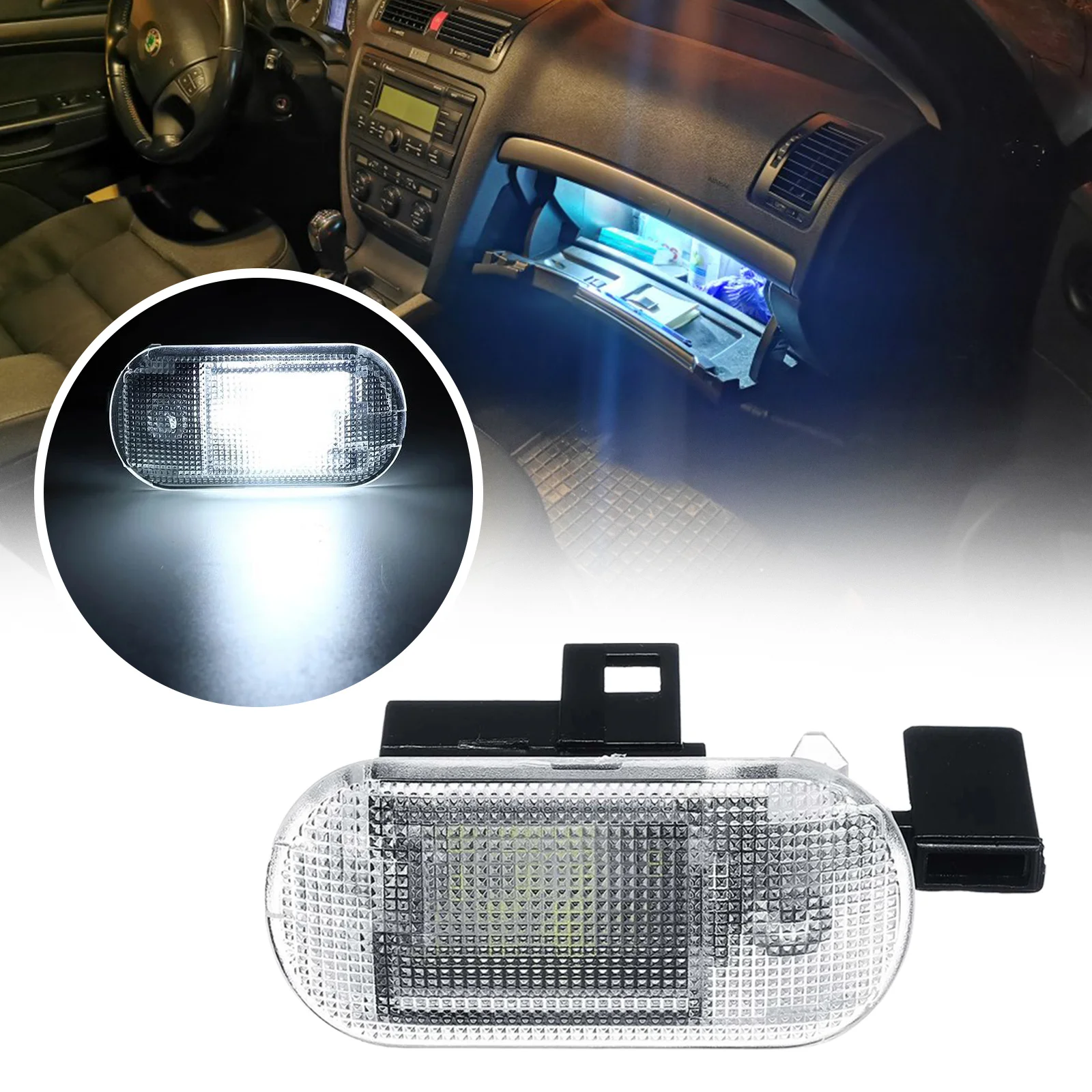 Led Car Glove Box Light Storage Compartment Light For Vw Golf Mk 4 Bora ...