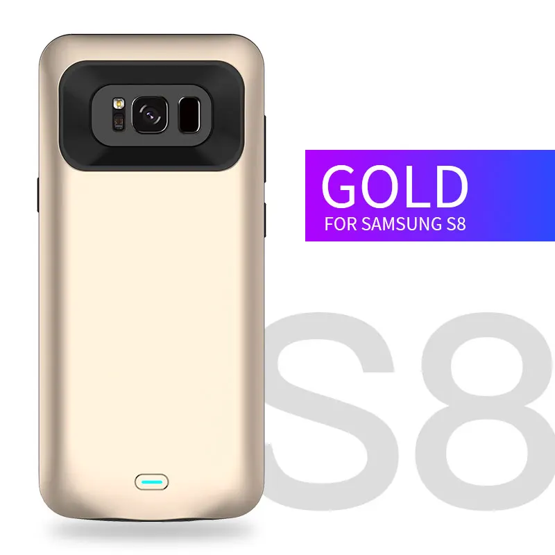 Чехол для аккумулятора для samsung Galaxy S9 S8 Plus, мягкий силиконовый чехол для зарядного ...