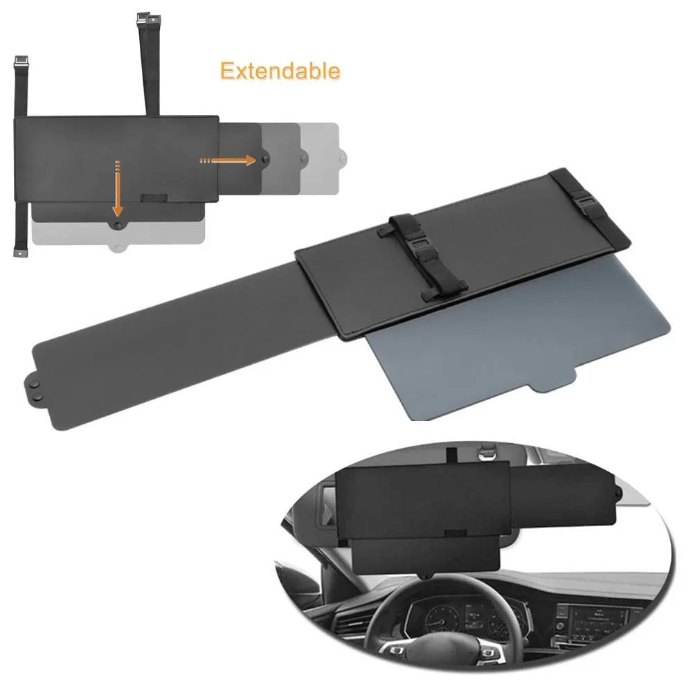 Car-Visor-Extension-Extender-Shield-Front-Side-Casement-Shade-Anti ...