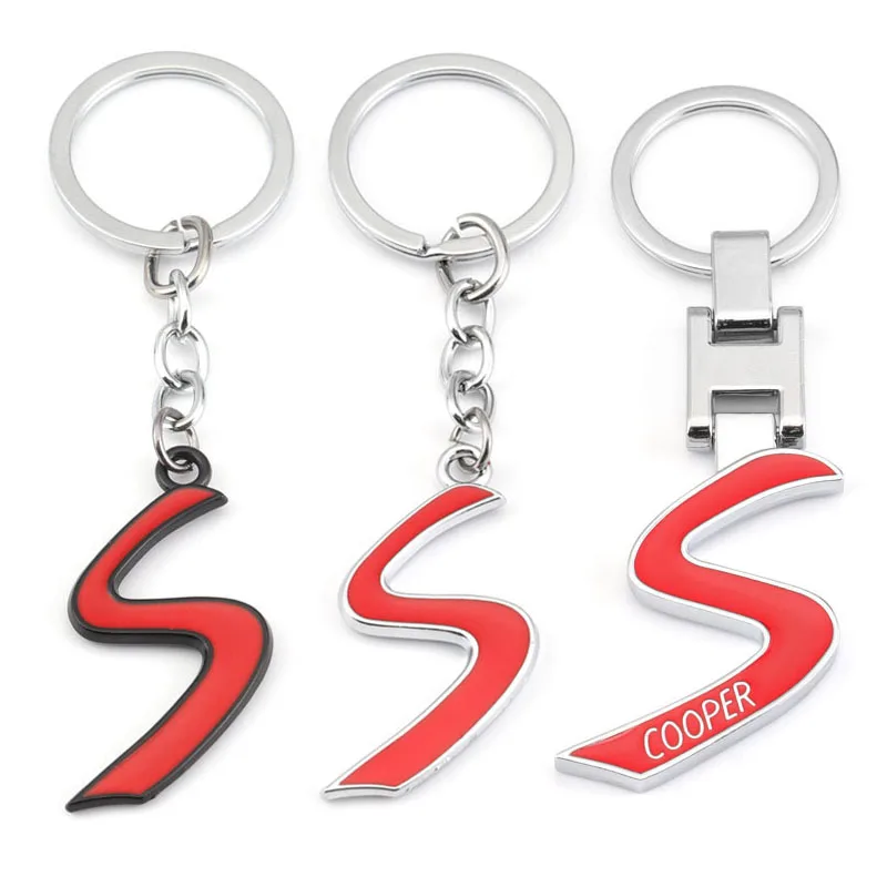 Car-Keychain-S-Keyring-Metal-Key-Chain-Ring-Holder-Badge-for-BMW-Mini ...
