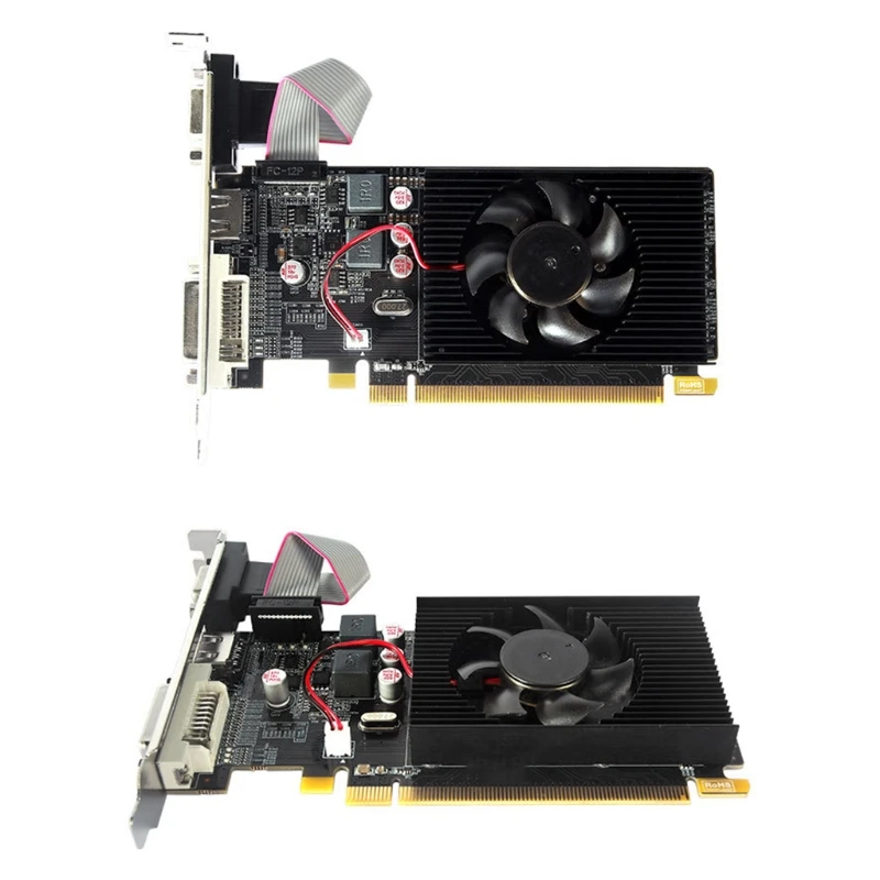 2022 Low Profile for hd7450 Image Card PCI-E 2.0 Half-height Graphics ...