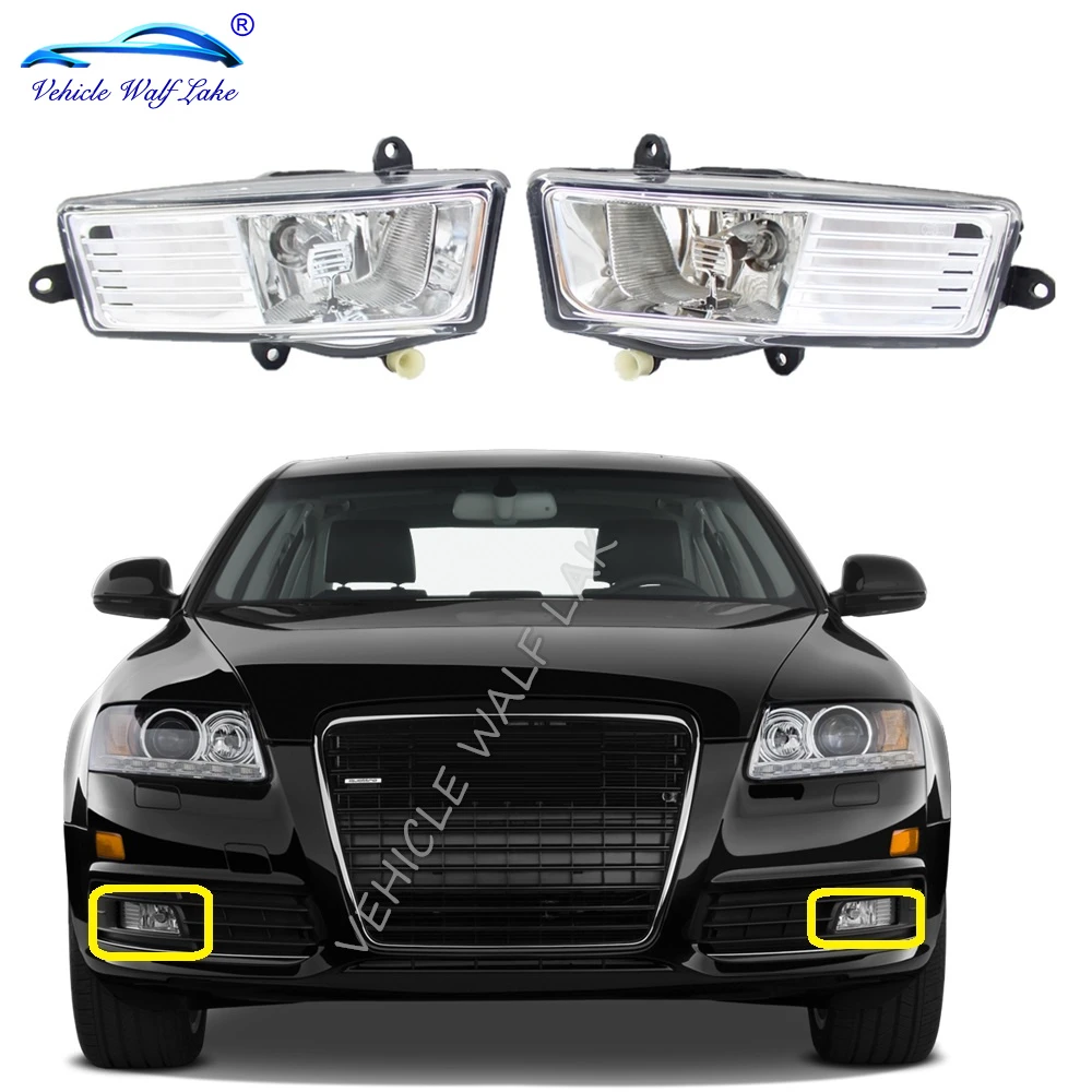 Car Lights For Audi A6 C6 Avant S6 2009 2010 2011 Car-styling Front Bumper Halogen Fog Lamp ...
