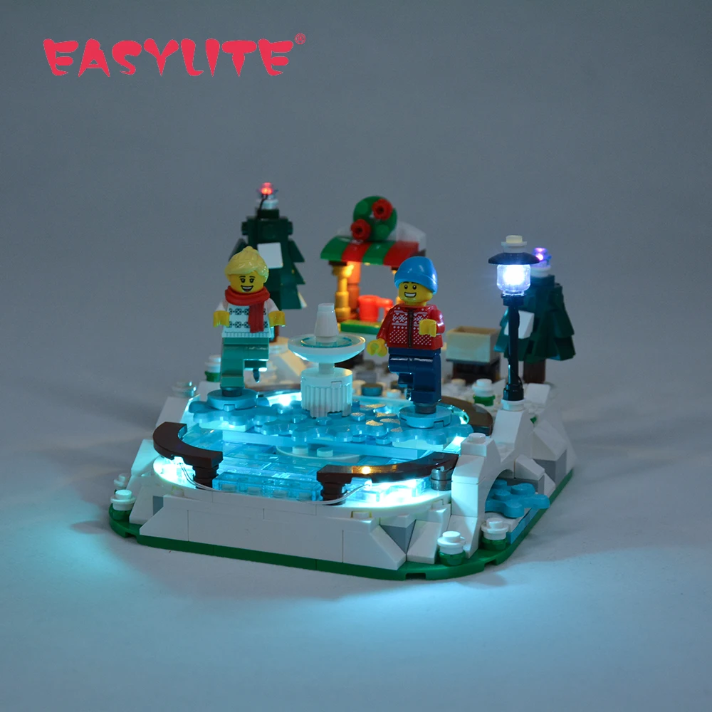 LED Light Set For 40416 Ice Skating Rink Seasonal GWP Building Blocks ...