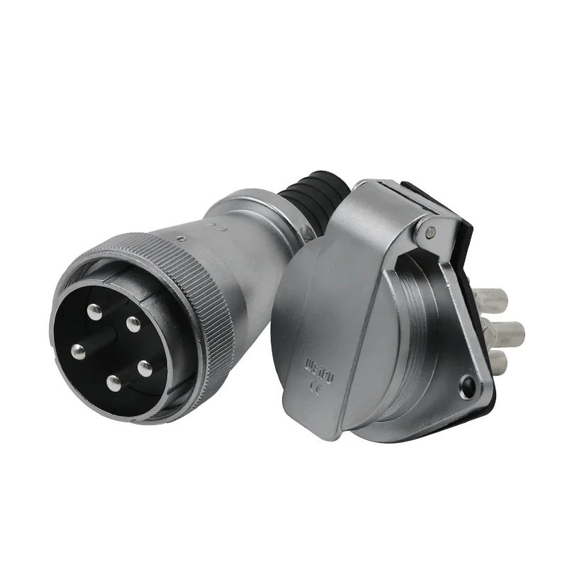 WS48 TQ+ZG M48 Waterproof Quick Screw Power Connector 5 7 20 27 38 42 ...