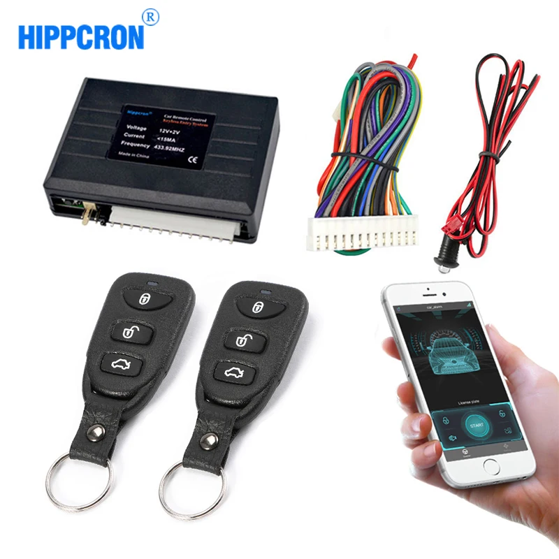 Universal Car Alarm Systems Auto Remote Central Kit Door Lock Keyless ...