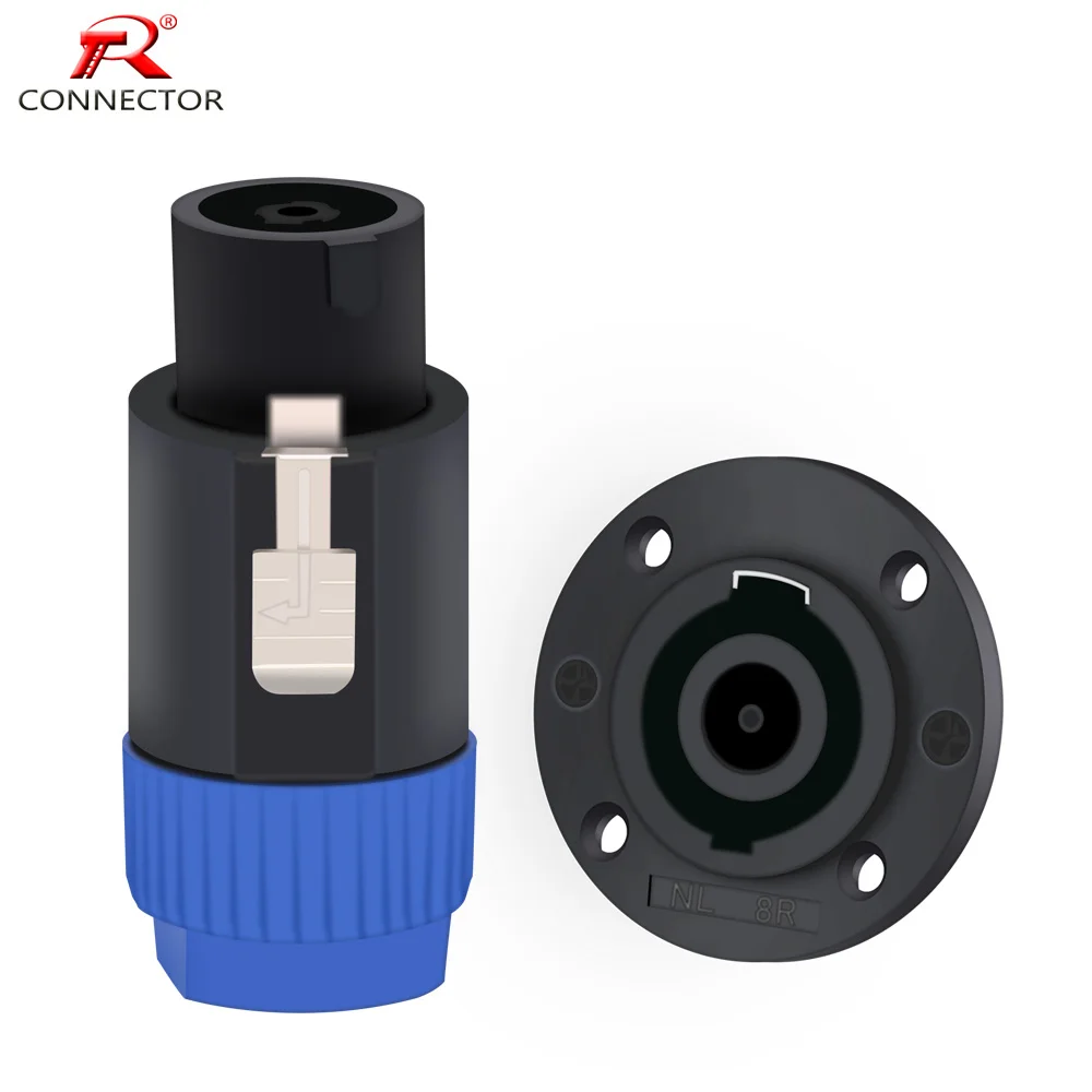 4sets-8pcs-8pins-Speak-Connector-Speaker-NL8-Loudspeaker-Amplifier ...