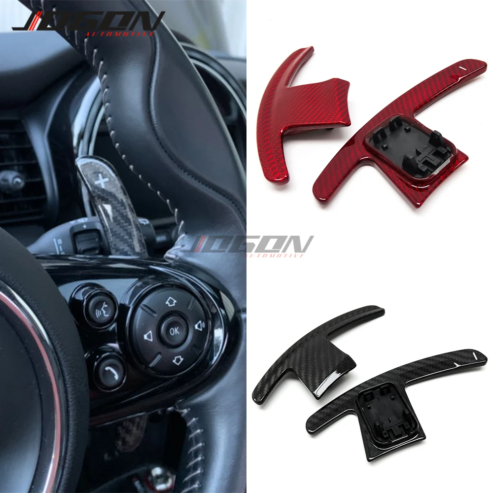 Real Carbon Fiber Replace Paddle Shifter For Mini Cooper One Clubman Countryman F56 F55 F54 F57 ...