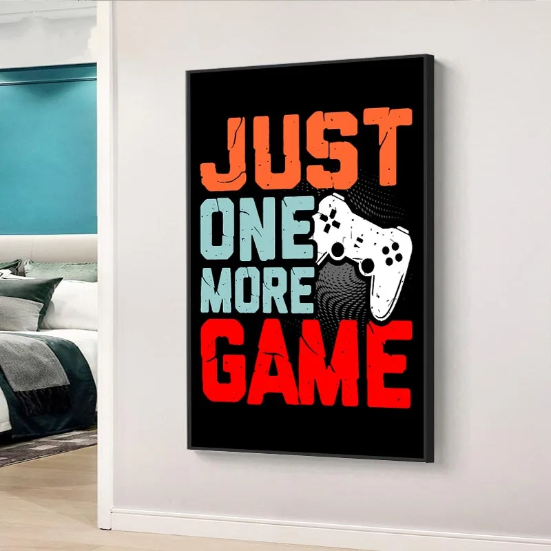 Just Play Enjoy The Game Poster Trend