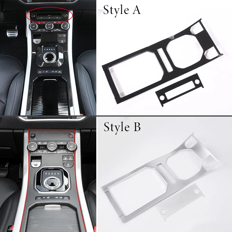 Car-Center-Console-Gear-Shift-Panel-Frame-Decoration-Cover-Trim-For ...