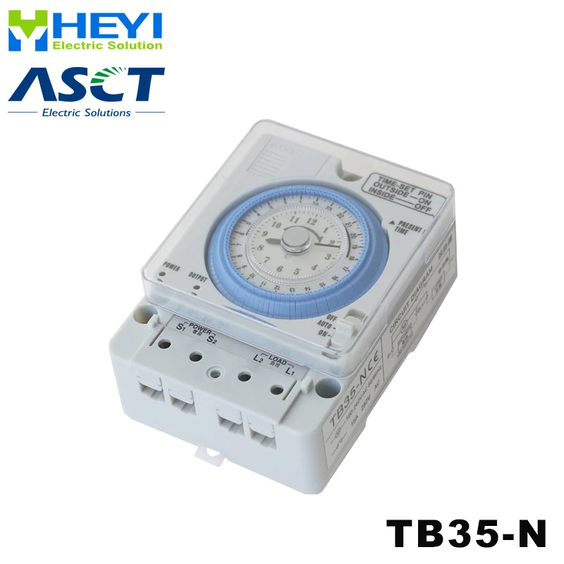 TB 35 / TB35 N AC110V 220V 10A Mechanical จับเวลาด้วยตนเอง/อัตโนมัติ ...