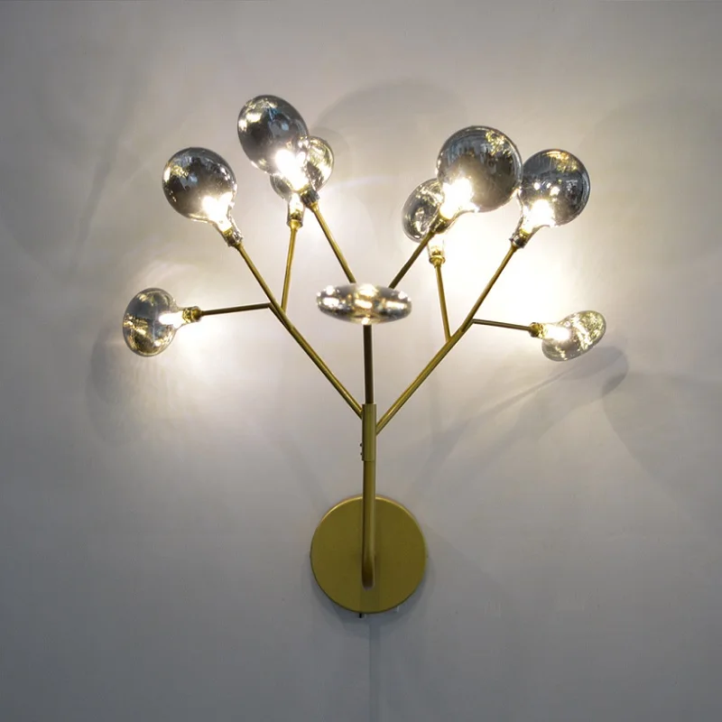 Modern firefly Tree Branch LED Wall Light for Bedroom Study Room ...