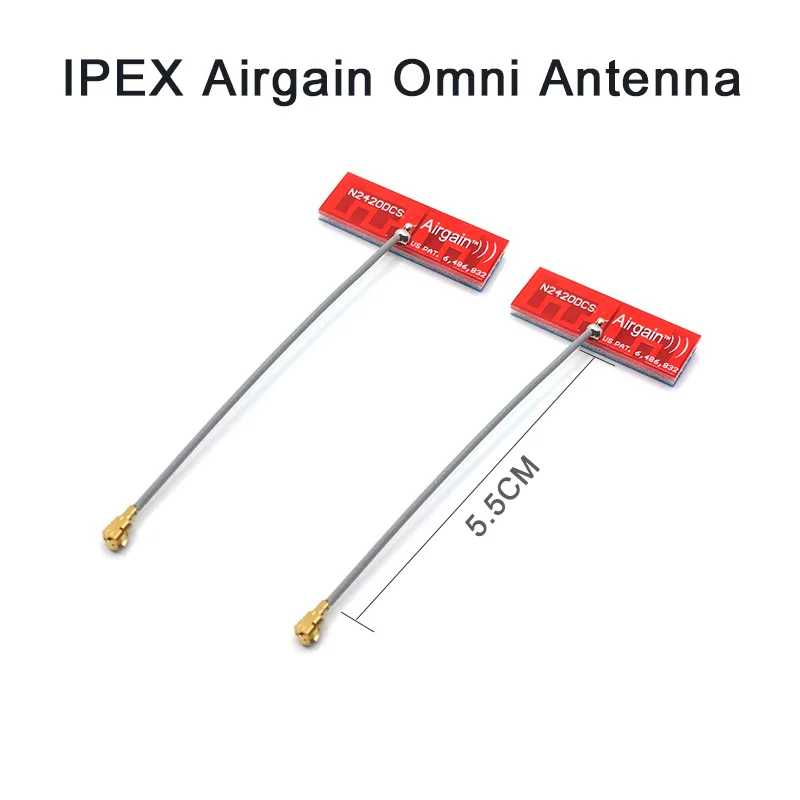 듀얼 밴드 2.4G 5G 내부 PCB 와이파이 내부 안테나 Airgain 옴니 고 이득 ipx ipex 커넥터 안테나 7260 ...