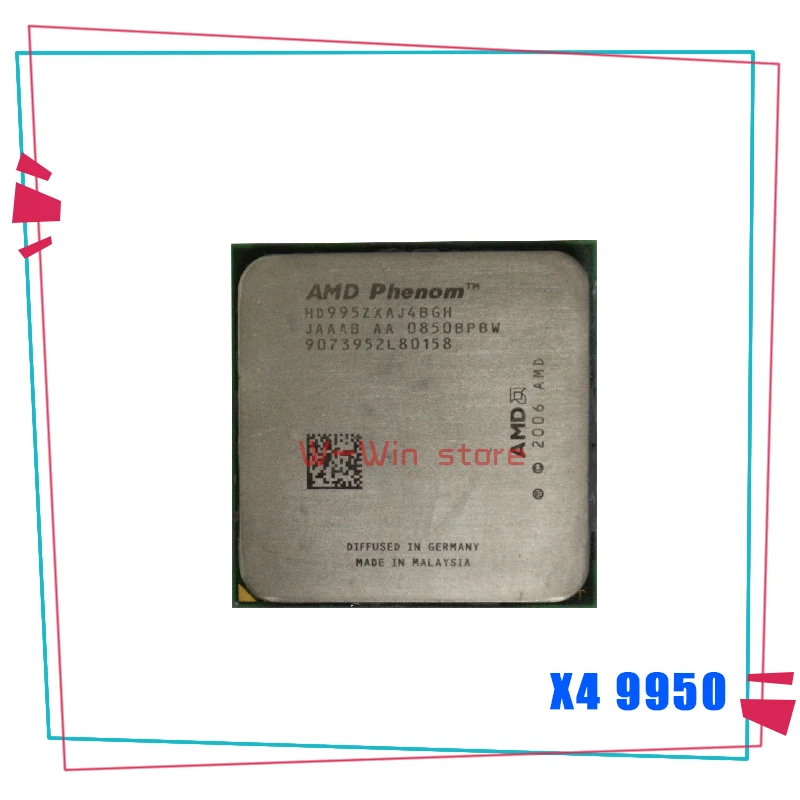 AMD Phenom X4 9950 2,6 GHz Quad Core CPU procesador HD995ZXAJ4BGH ...