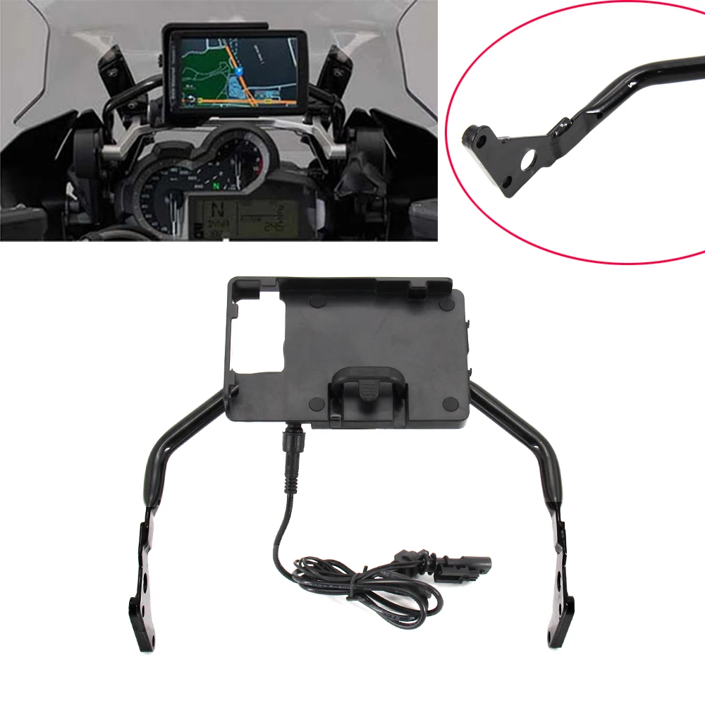Motorcycle-UBS-charger-Mobile-phone-stand-GPS-Navigation-bracket-For ...